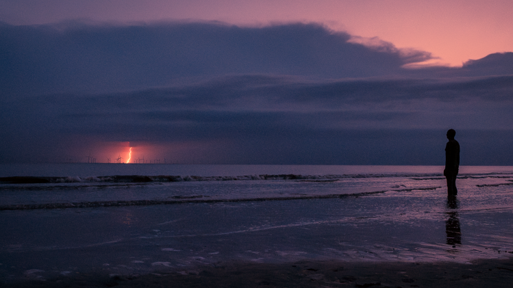 Lightning strikes light up stormy skies after heatwave eases