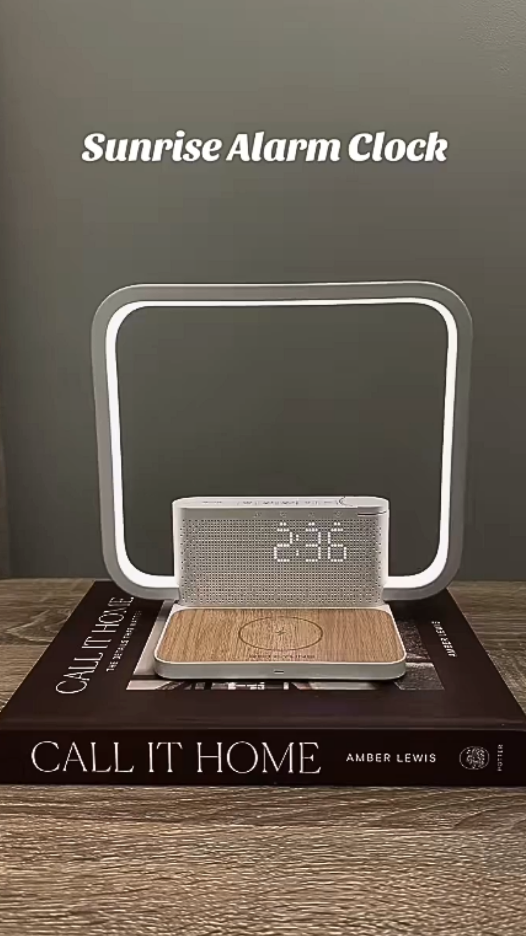 Sunrise alarm clock all in one