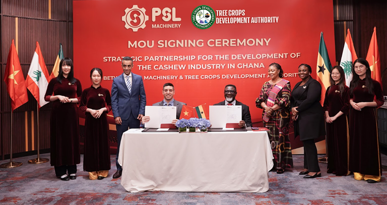 Vietnam's PSL Machinery partners with Ghana to expand cashew processing ...