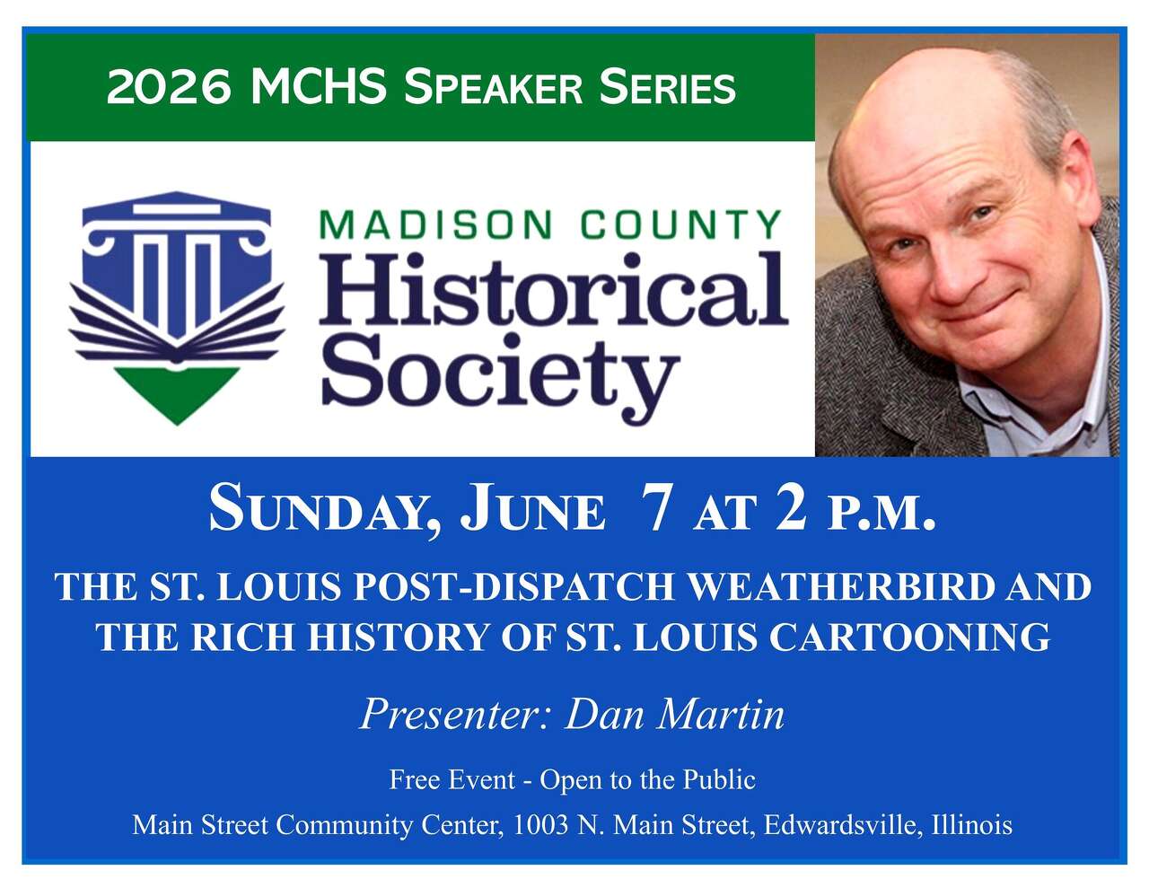 Edwardsville speaker series to explore Weatherbird cartoon history