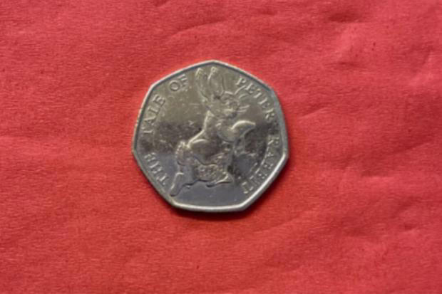 'Must have' Beatrix Potter 50p coin listed for more than £300