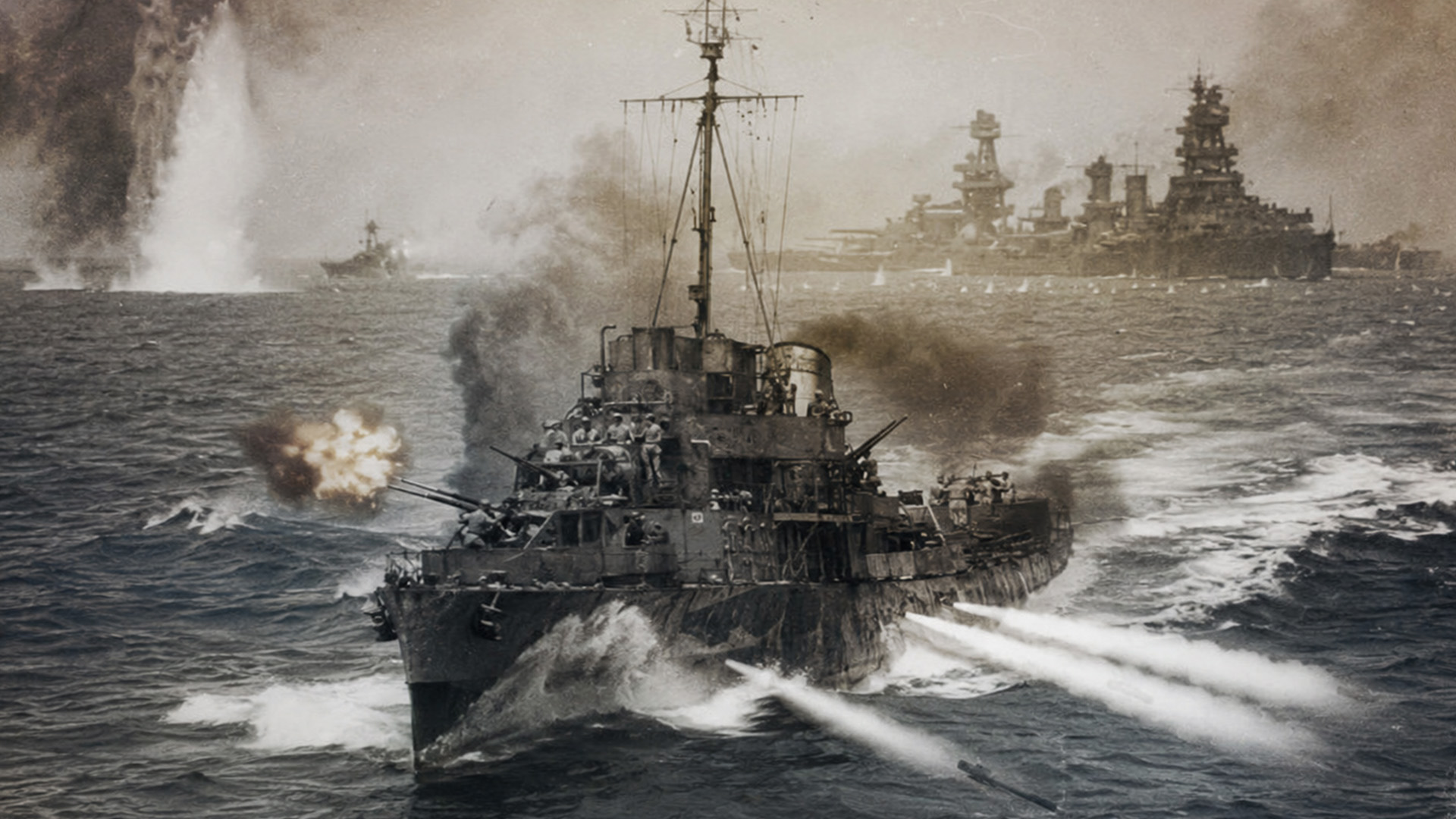 The small World War II ship that stood against Yamato