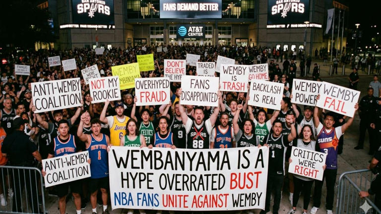 NBA fans turn on Victor Wembanyama after viral Game 5 clips spark major ...
