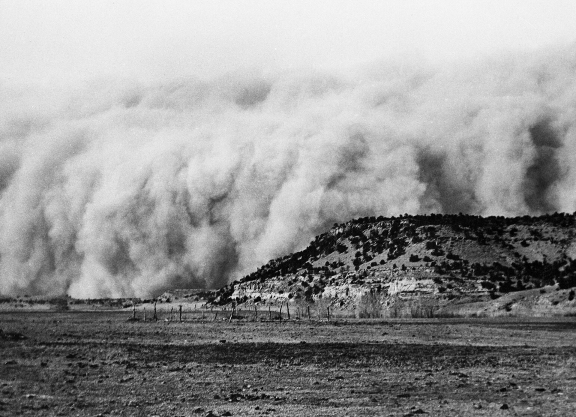The US states with the most dust storms