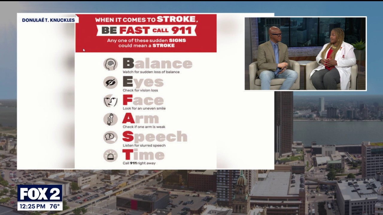 Knowing the signs of stroke