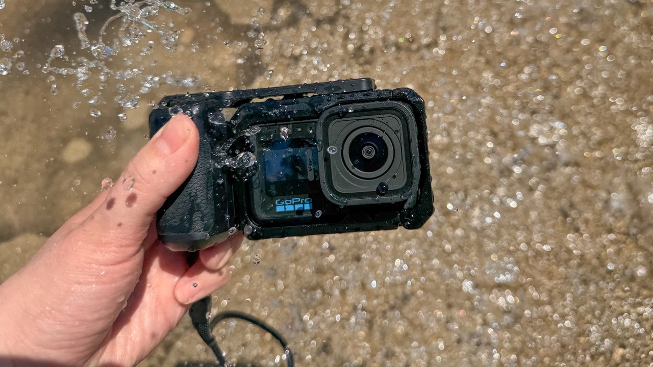 I left my waterproof compact camera behind and used the new GoPro as a ...