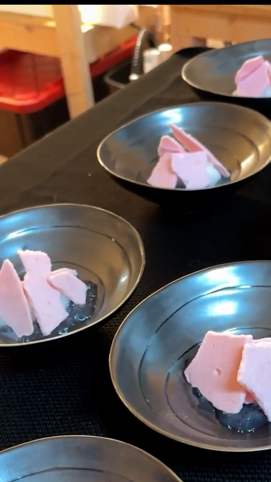 More dishes from our temporary restaurant experience
