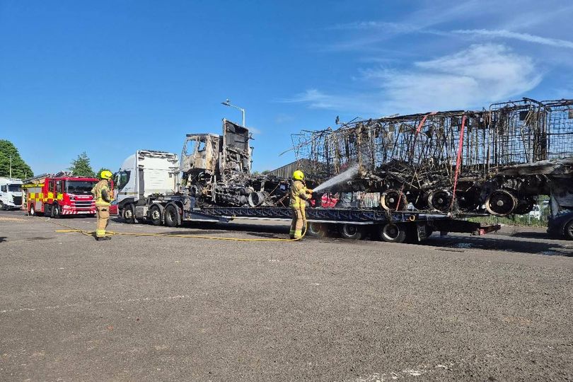 A9 Dunkeld lorry fire melted HGV to tarmac after horror explosion as ...
