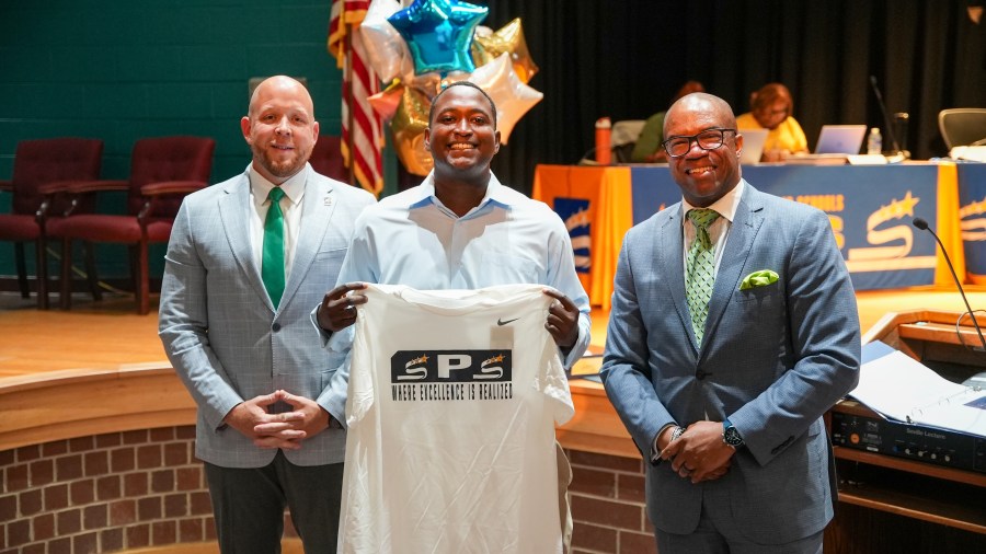 King’s Fork High School senior achieves perfect attendance