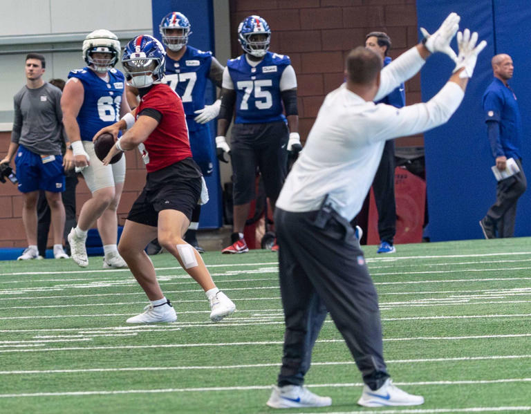 What will Giants’ John Harbaugh say about Jaxson Dart, Abdul Carter ...