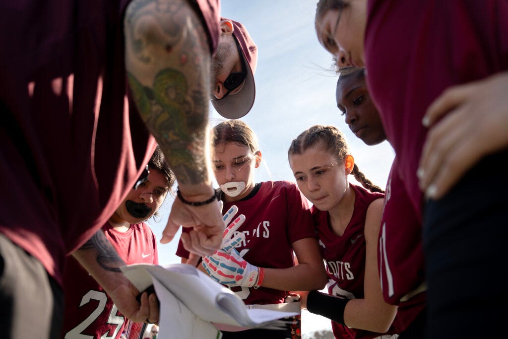 Newark girls blazing a trail in flag football, 'This is insane'