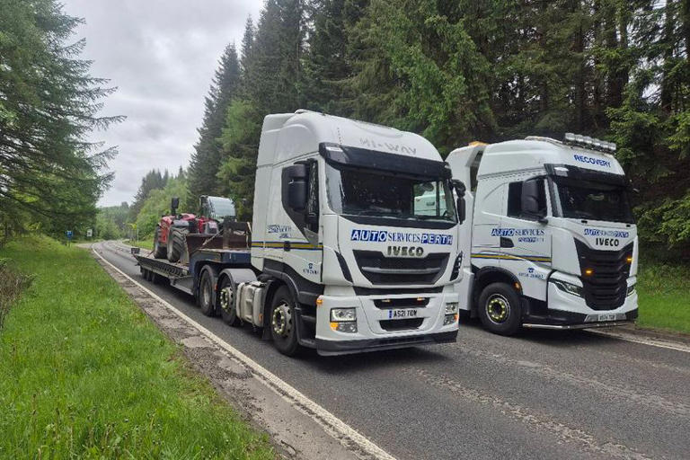 Lorry explosion that caused chaos on A9 saw HGV melted to tarmac