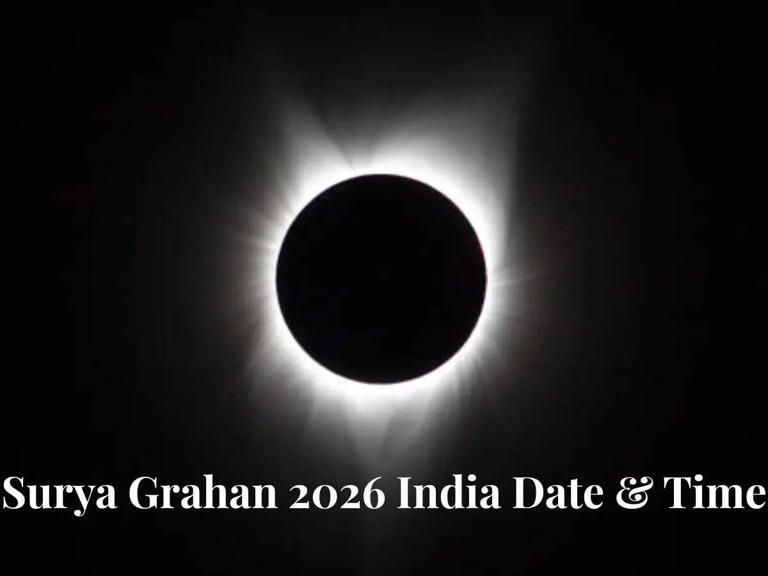 Surya Grahan 2026 date and time: When will this year's second solar ...