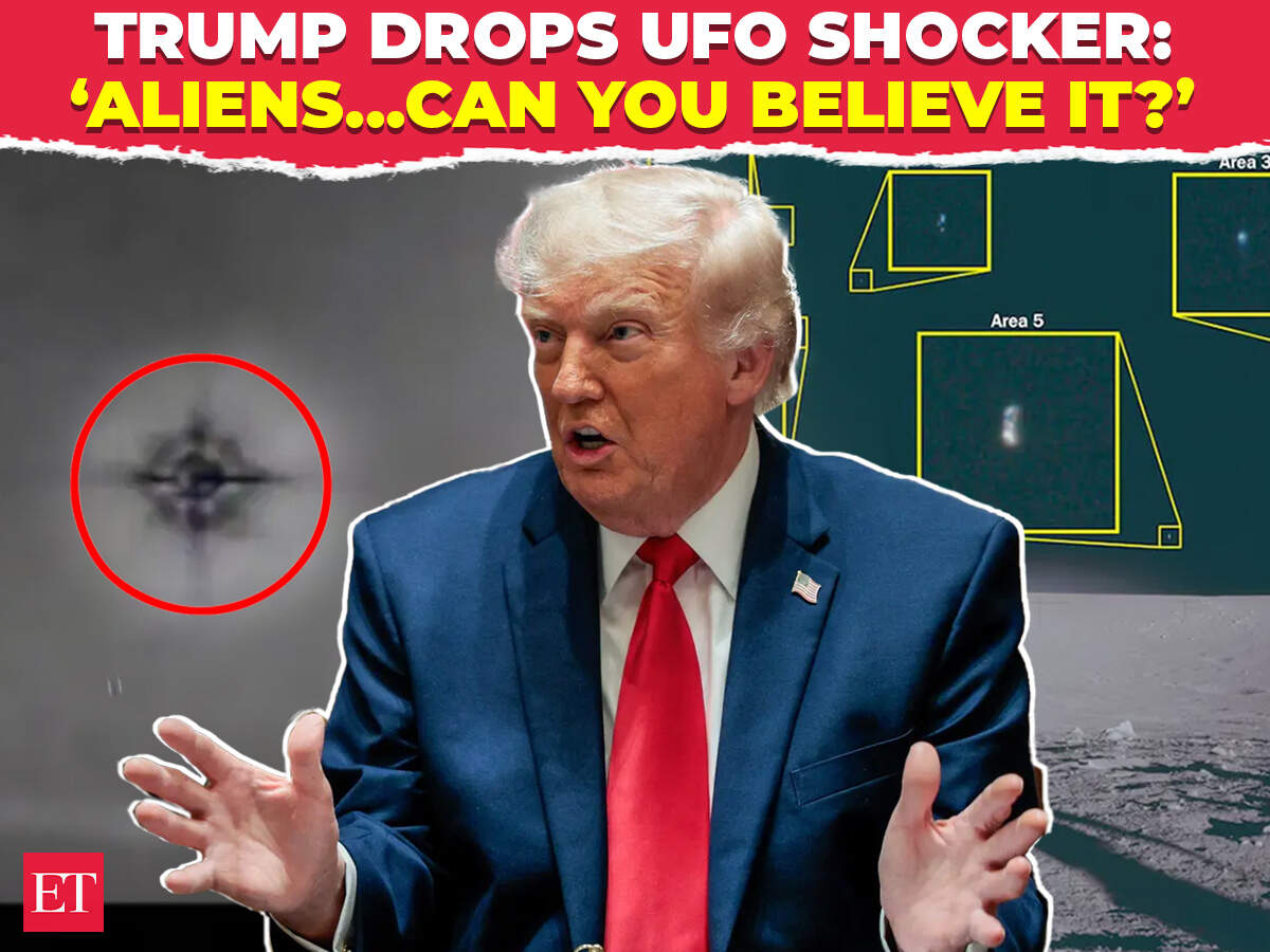 People totally fascinated by it: Trump drops UFO bombshell, hints at ...