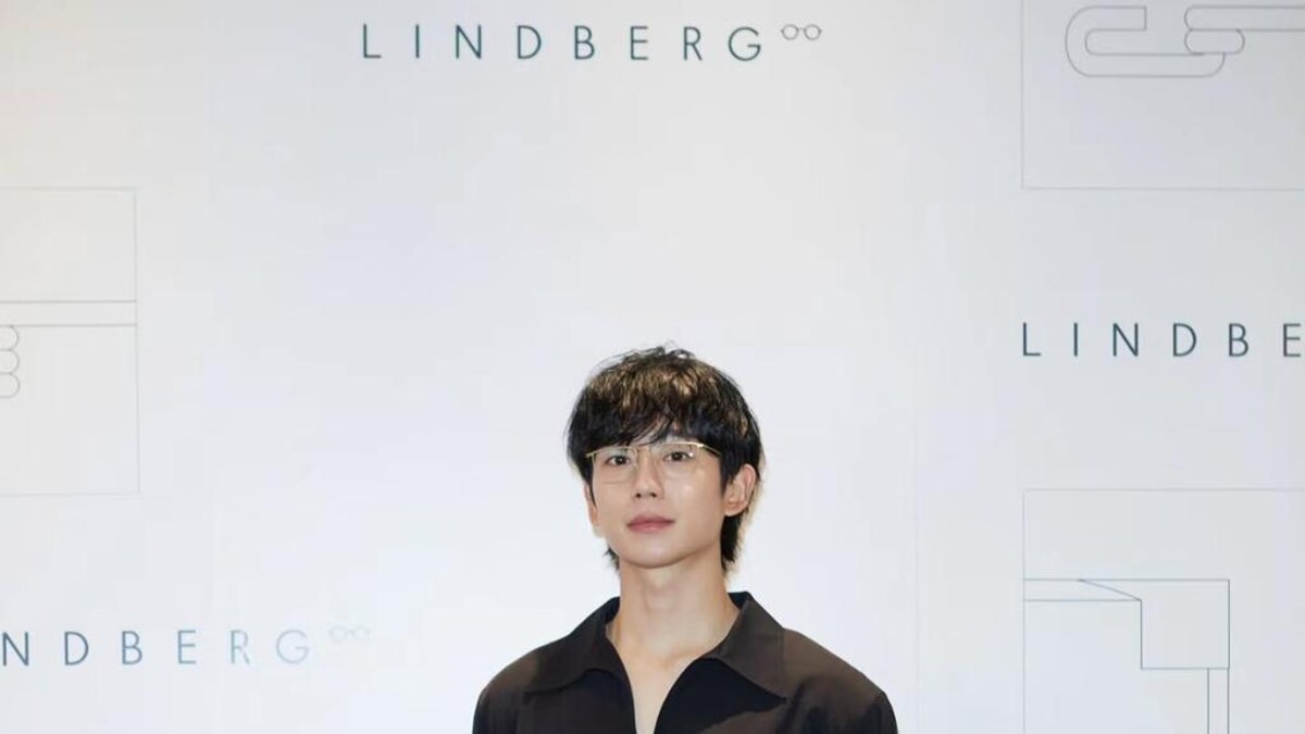 정해인, 올블랙 슈트핏으로 시선 집중…안경 브랜드 행사 근황