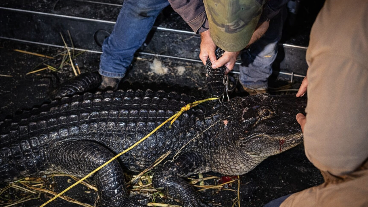 The gator saw them — then charged straight across the pond