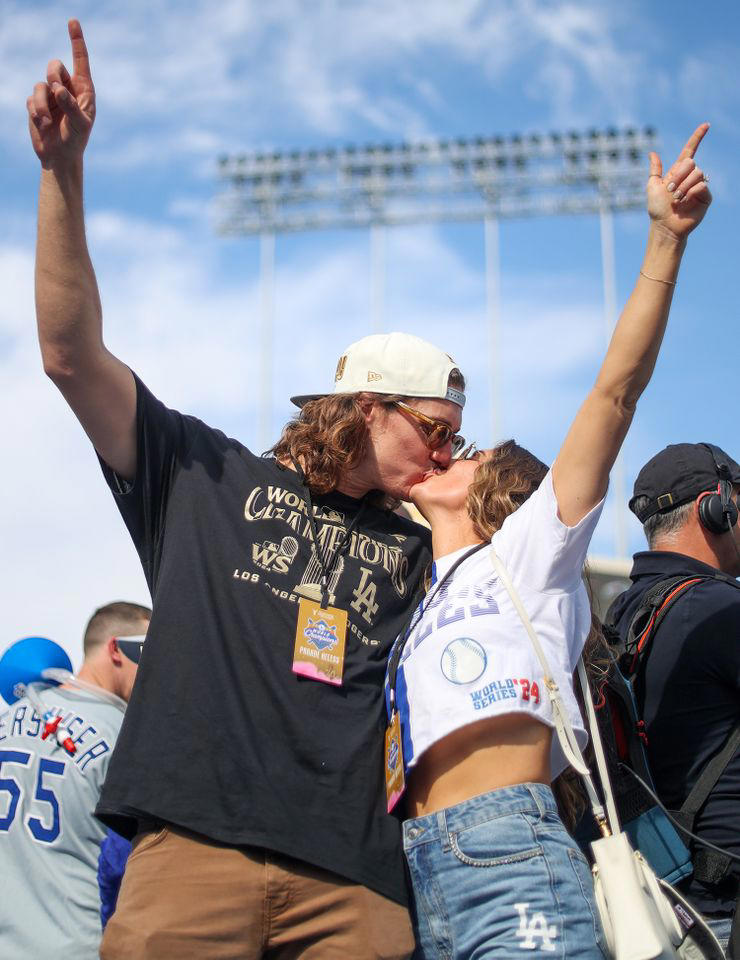 Dodgers pitcher Tyler Glasnow and his wife Meghan are expecting their ...