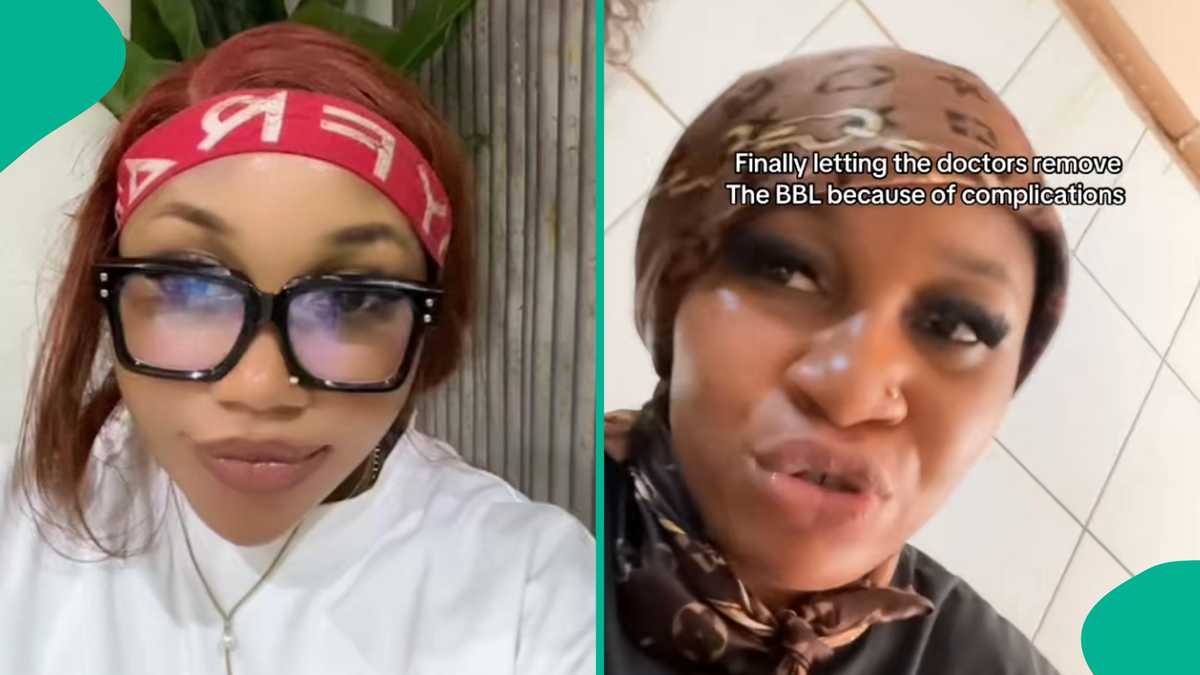 Video as Nigerian lady cries out after undergoing BBL, shares experience