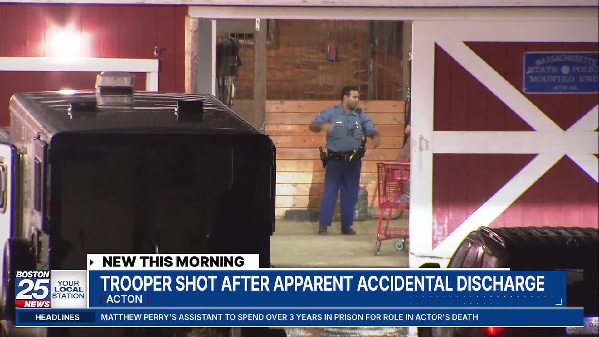 Mass. trooper released from hospital, placed on leave after accidental ...