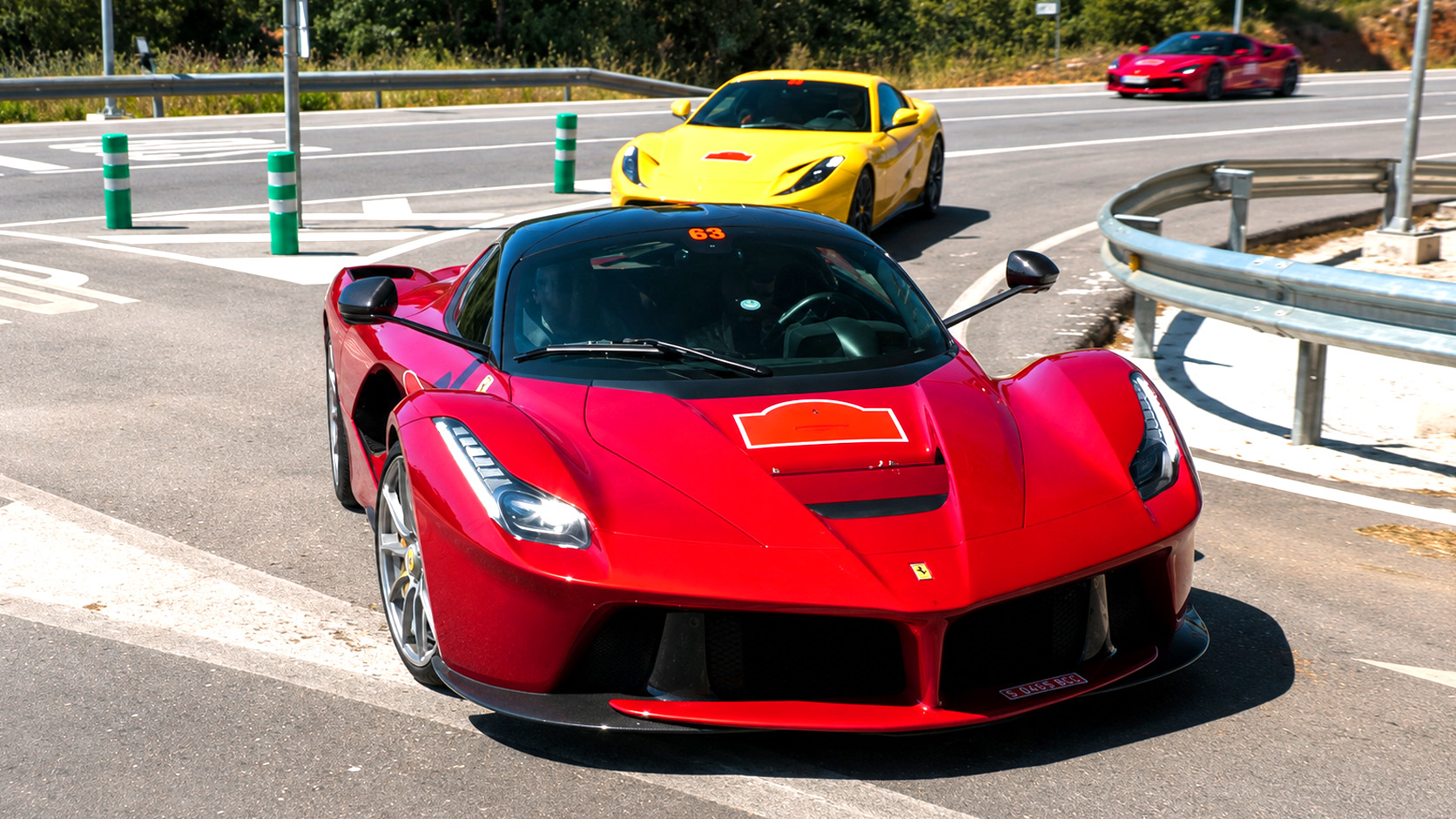 Million-dollar supercar arrival turns the street into a showcase