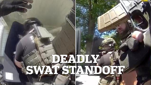 Bodycam shows deadly confrontation with suspect 'hunting people'