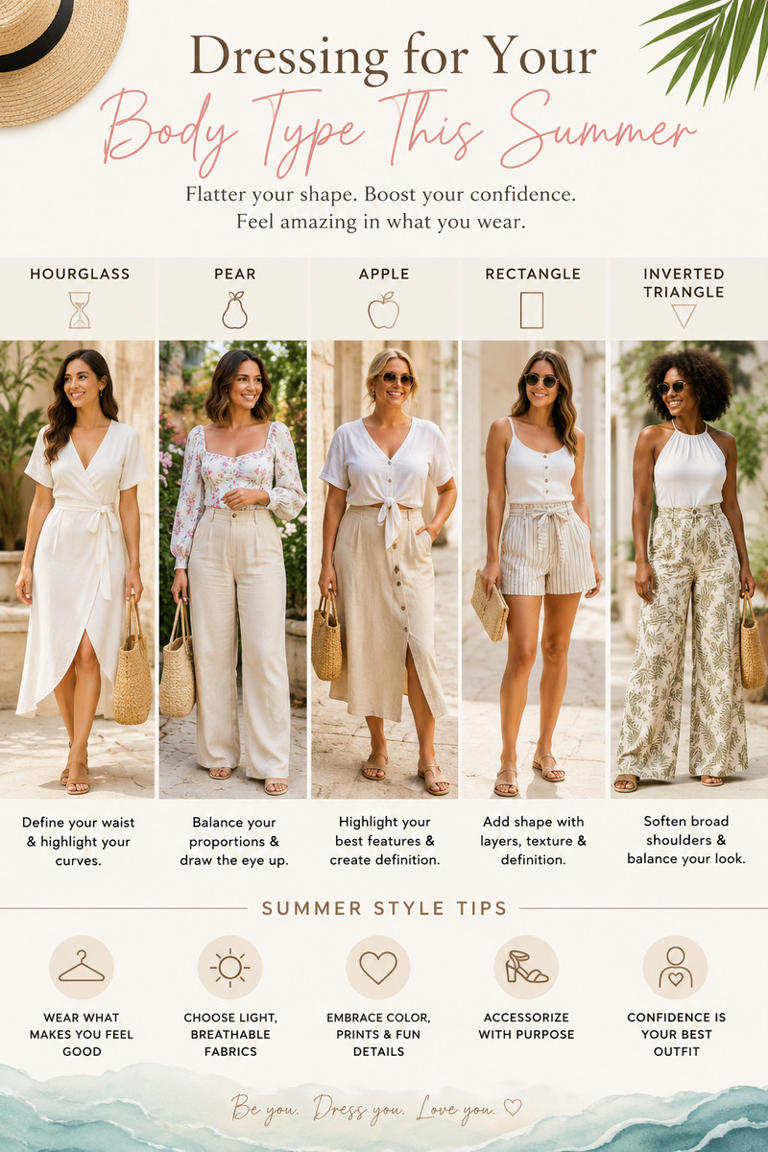 Dressing for your body type this summer