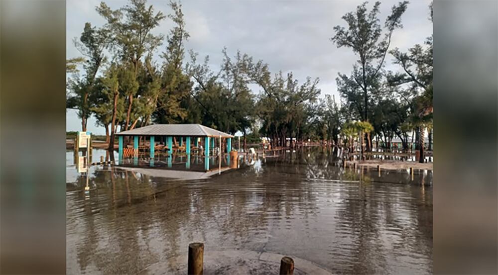 South end of Coquina Beach closed after overnight rain