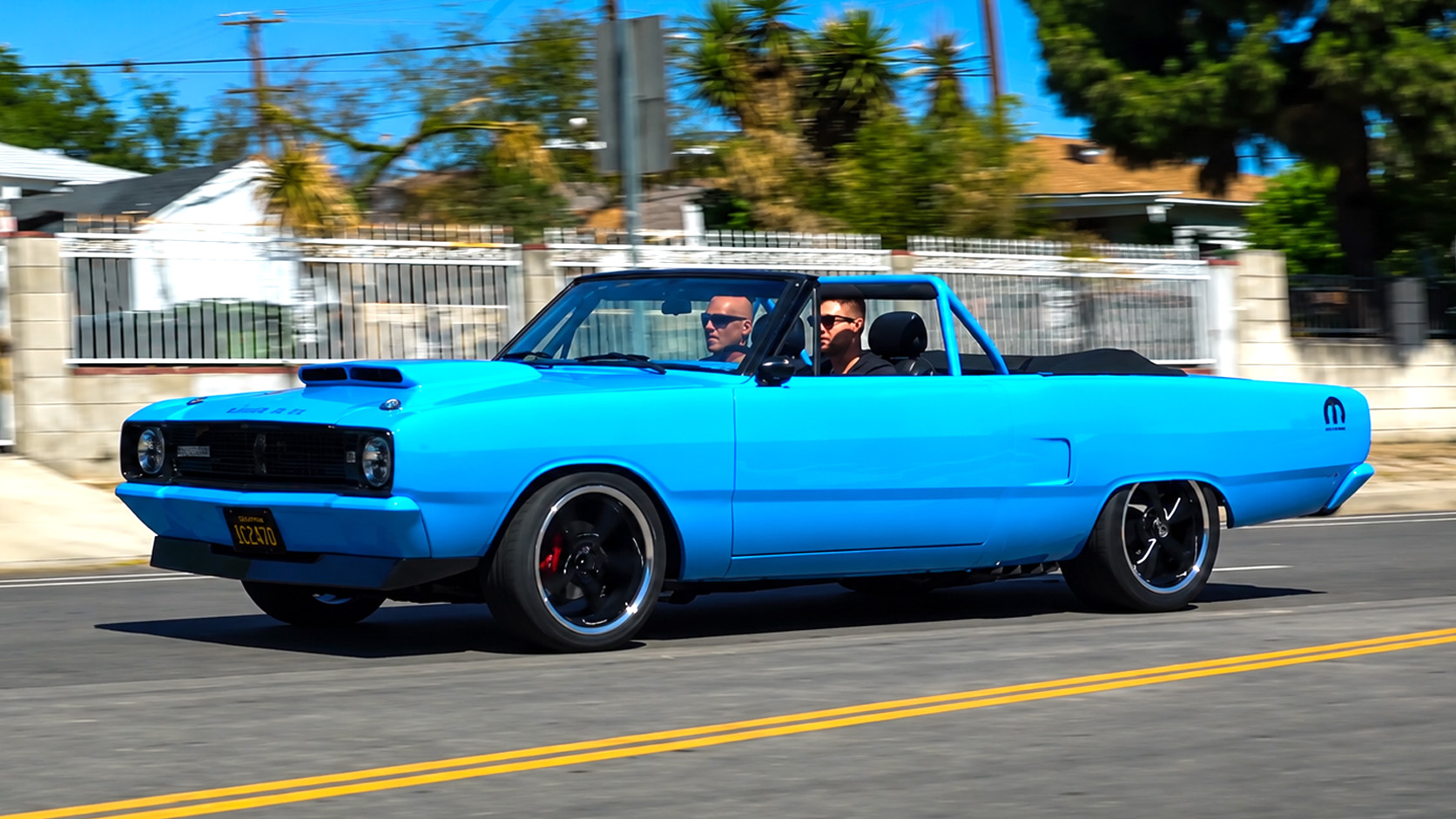 600HP 67 Dodge Dart blends convertible style with track hardware