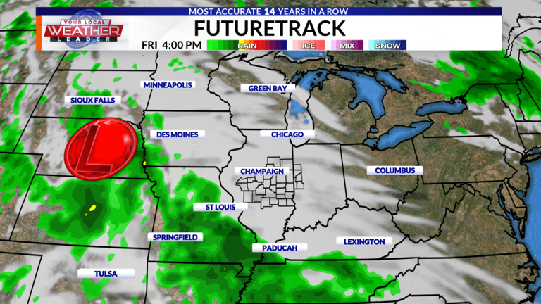 Weather now: Drier for the rest of the week and into next week