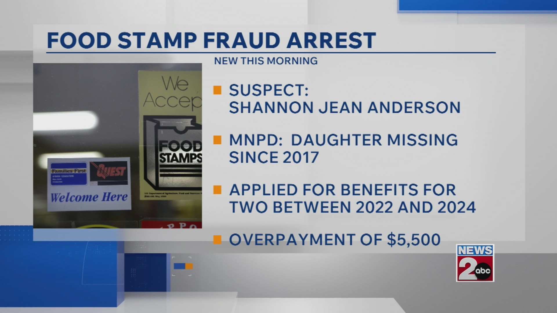 Mom collected food stamps for missing daughter