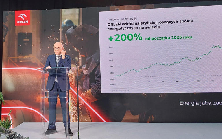 Orlen na fali wzrostowej. Prezes Fąfara: Mamy w Polsce najniższą cenę ...