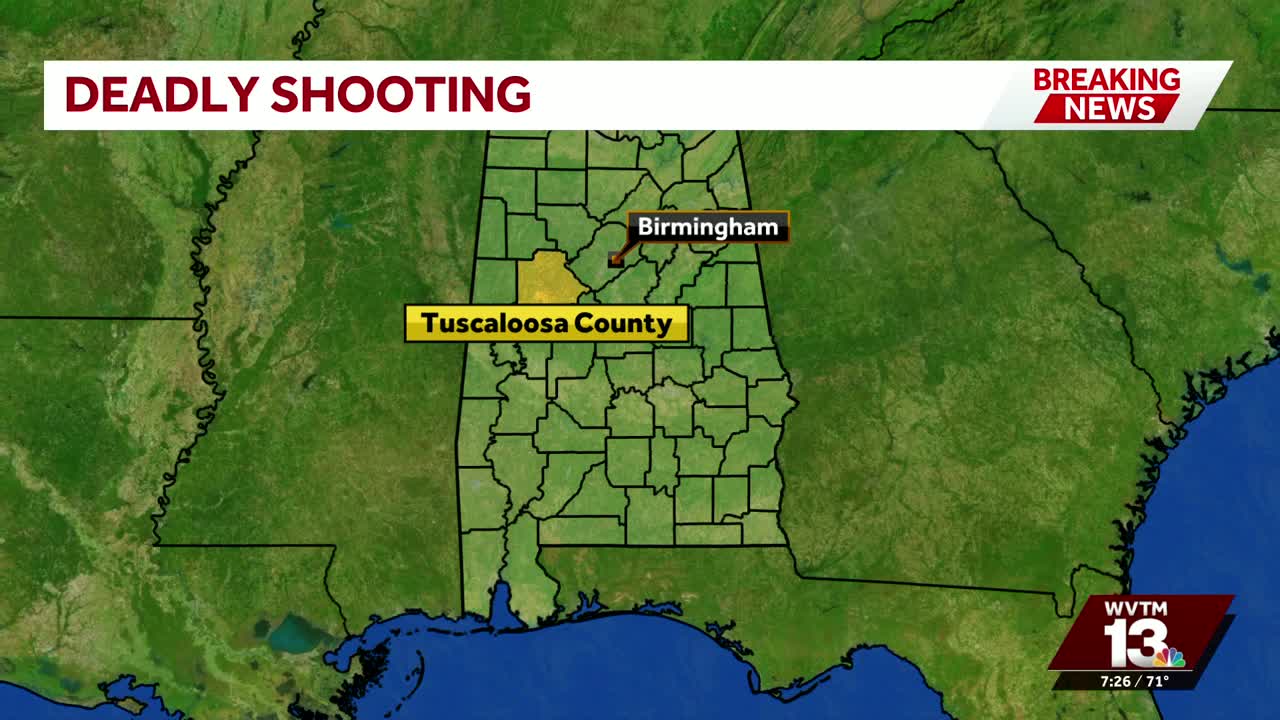 Double shooting leaves 1 dead, 1 in critical condition in Tuscaloosa County