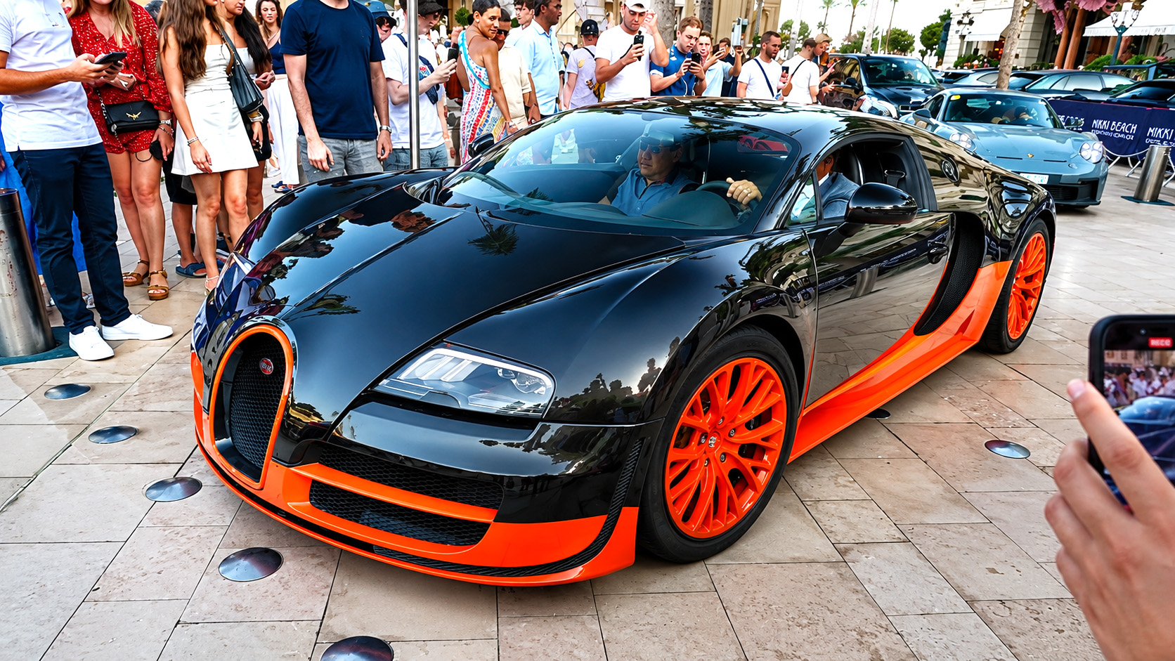 US$3.5 million Bugatti Veyron Super Sport draws attention in Monaco