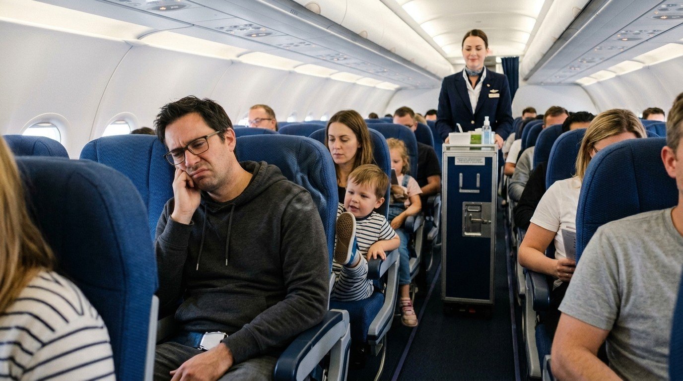 Flight attendants reveal the best way to stop kids from kicking your ...