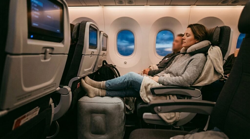 These flight hacks turn economy travel into something weirdly comfortable