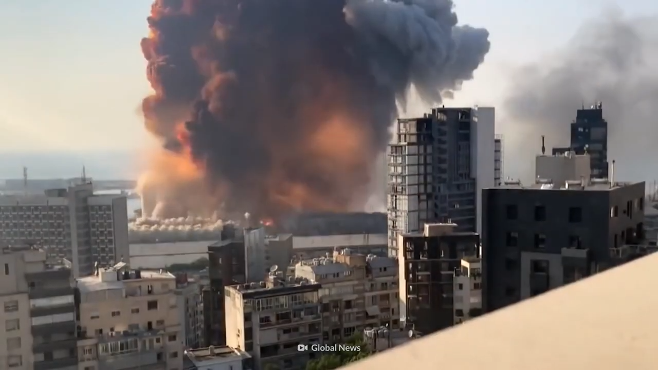 2.5 tons of TNT hit Beirut - then the entire city exploded seconds later