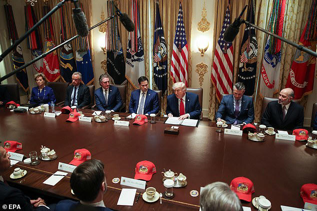 Trump threatens to bomb allied nation during chaotic cabinet session