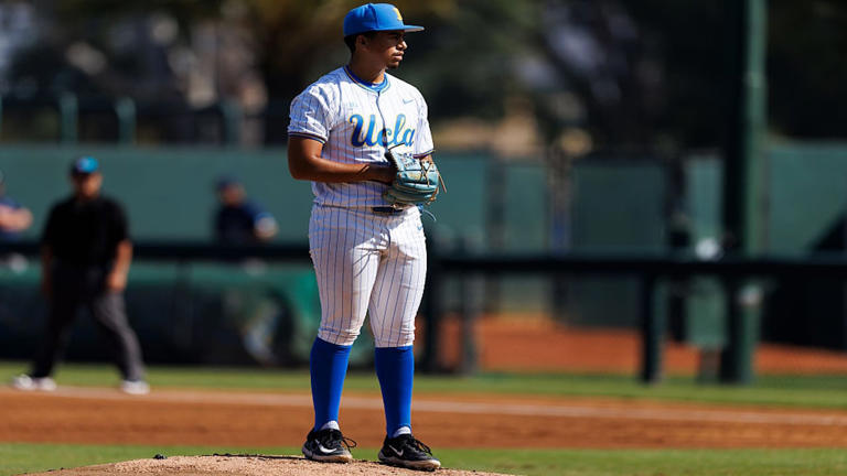 'He calms me down': UCLA pitcher brings plastic mini dinosaur toy to mound