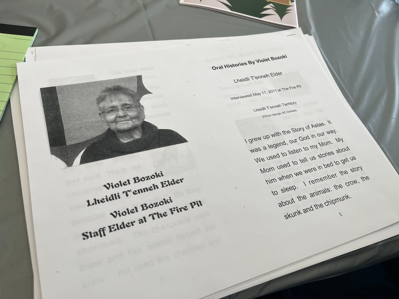 Lheidli T'enneh elders to preserve oral legends in new book series