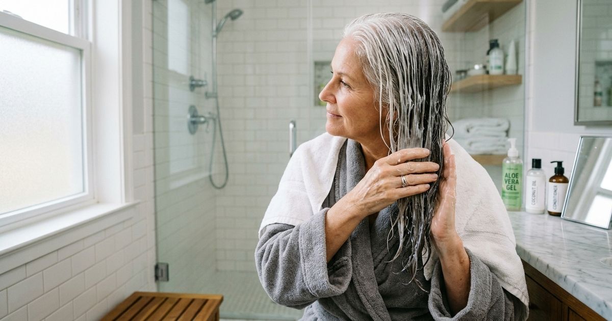 Cabelos brancos e quebradiços após os 60 anos: como hidratá-los antes ...