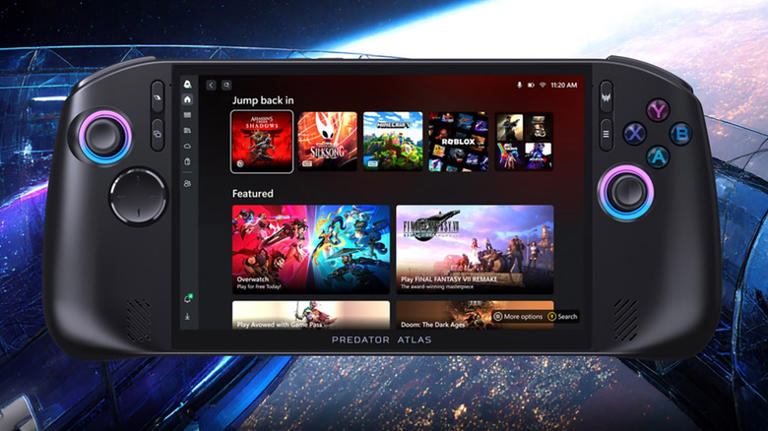 The Acer Predator Atlas 8 is one of the first handhelds to feature ...