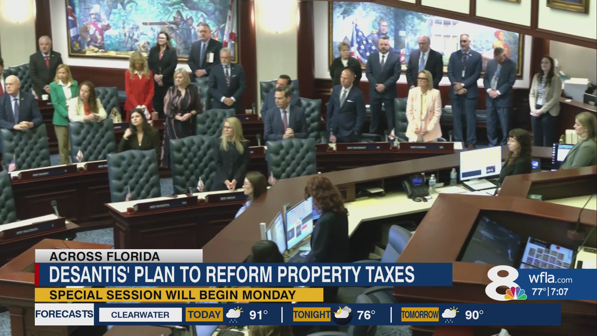 DeSantis reveals property tax relief plan, calls special session