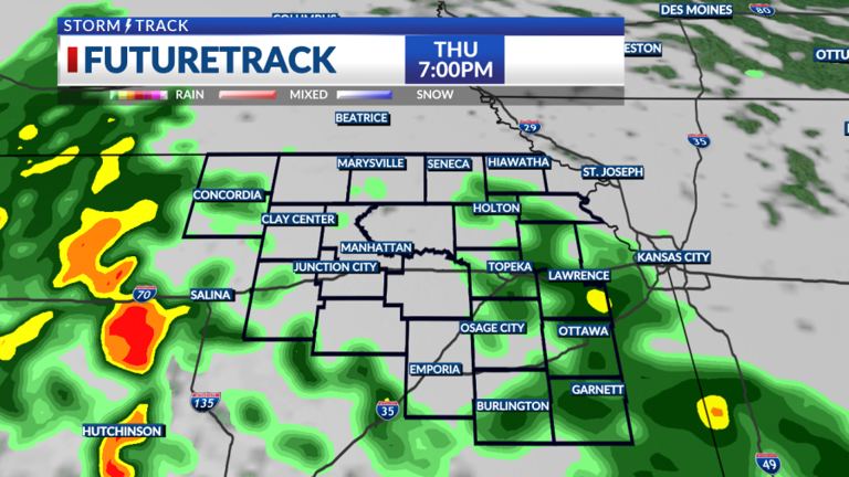 More humid weather with scattered storms