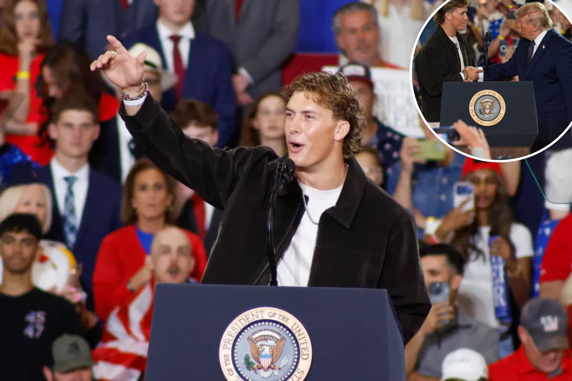 Jaxson Dart addresses Giants teammates after Trump introduction controversy