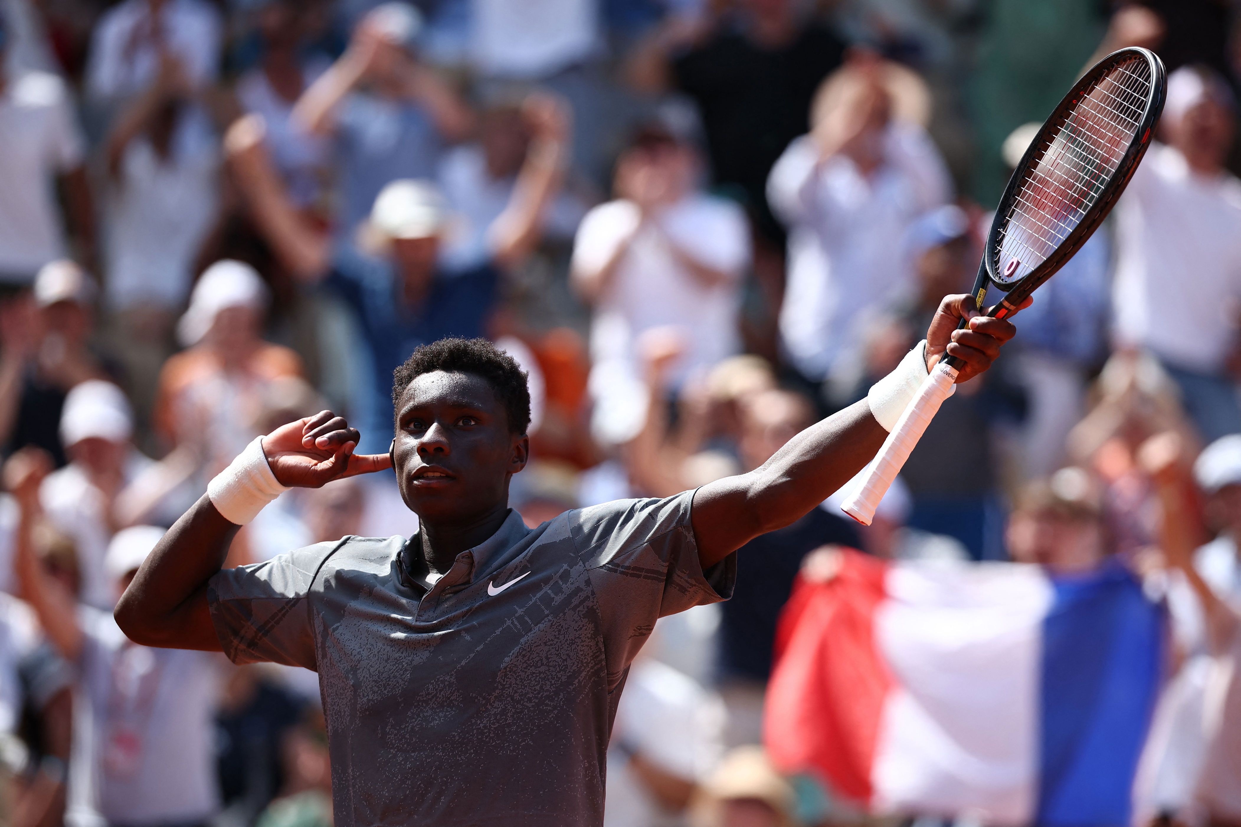 Teenager Kouame matches Nadal 20-year record in stunning French Open win