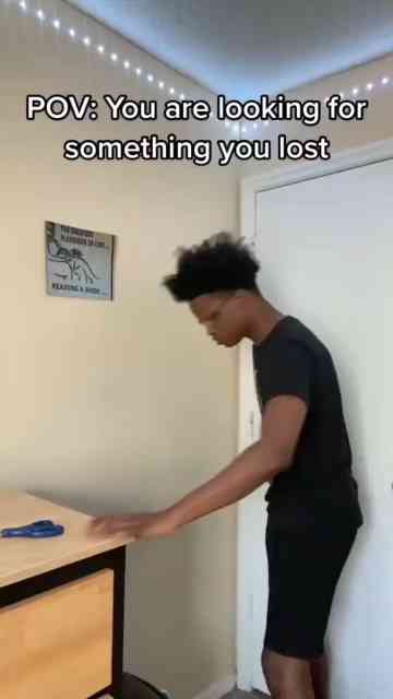 When you’re looking for something you lost 🤨🔍 and somehow it disappears ...