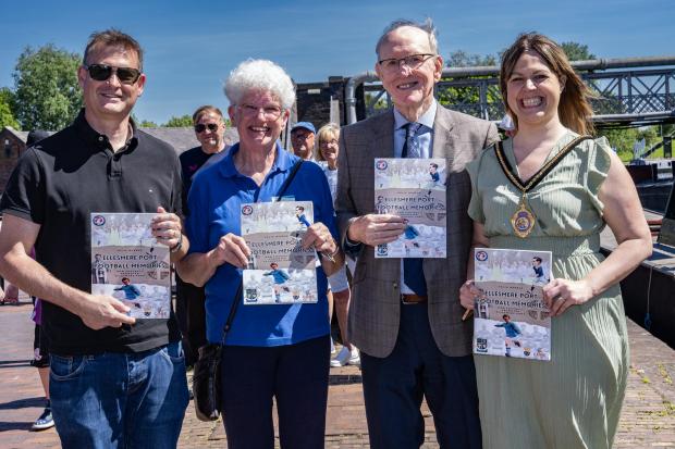 Double European Cup winner helps launch Ellesmere Port football book
