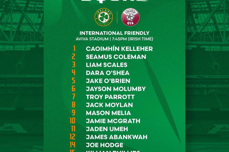 Top billing for Mason Melia as squad numbers are issued for Qatar game