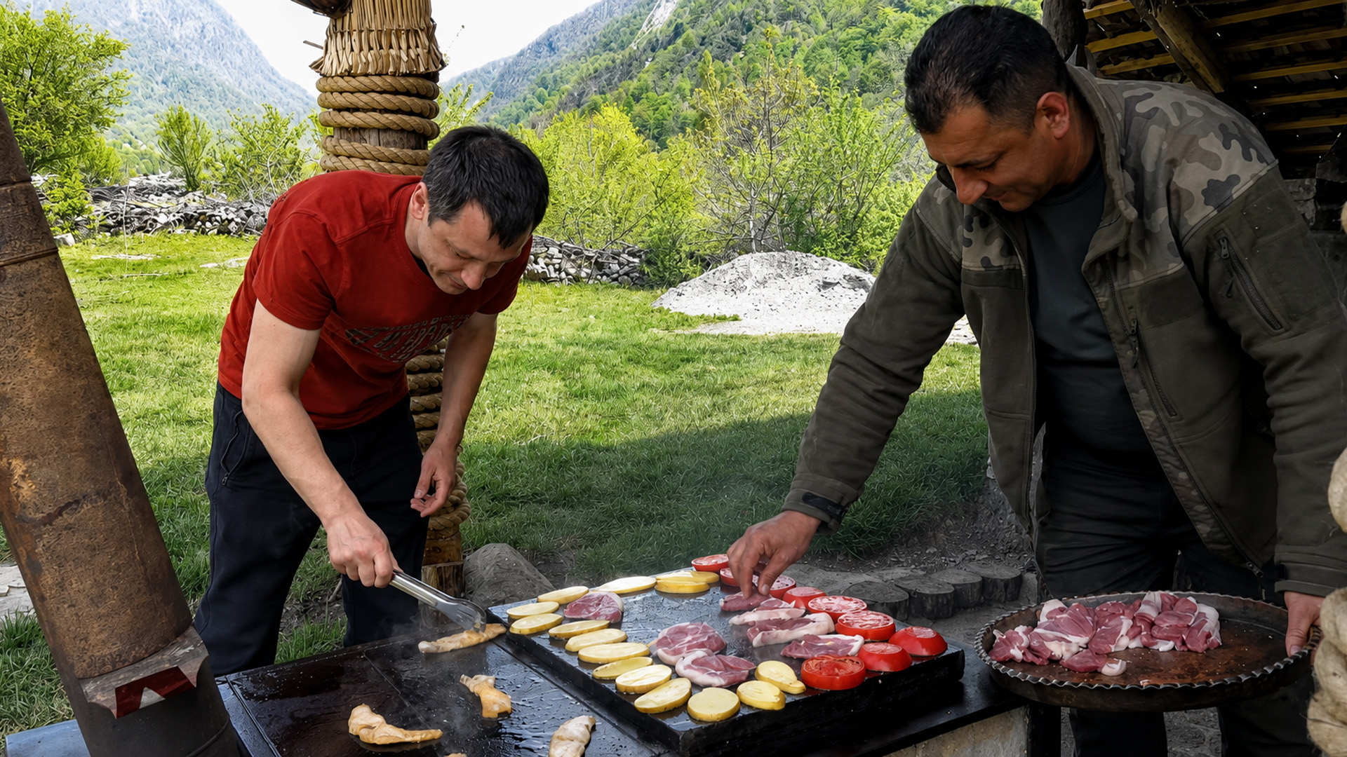 Azerbaijan’s mountain lamb feast cooked the old way