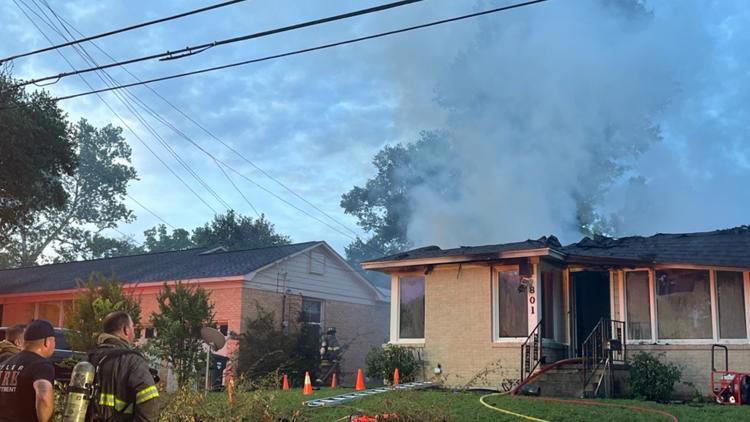 Vacant Tyler rental home damaged in early morning fire on Wilma Street